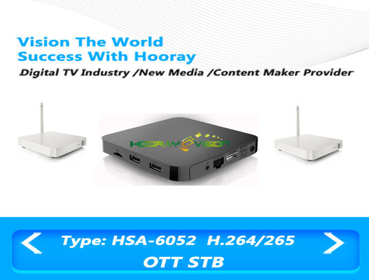 HDMI Wifi IPTV Set Top Box Plastic / Steel Material With S / PDIF Output