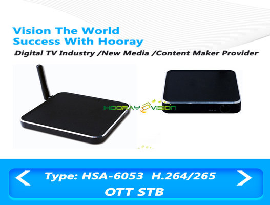 MPEG 4 Quard Core OTT Set Top Box 1080P Output Resolution With Amlogic S805 Chipset