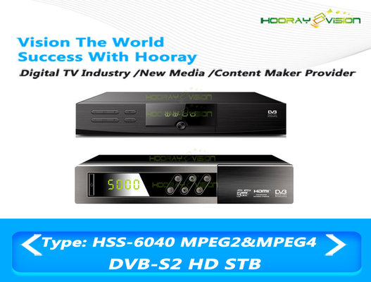 DVB S2 Set Top Box H.264 Mpeg2 Video Decoder FOR MMDS Terrestrial Coverage Terminal