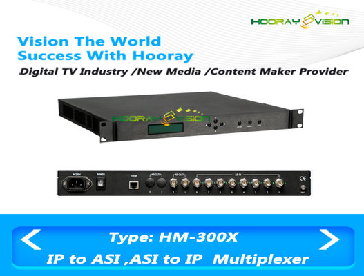 Multiple Function Digital TV Multiplexer 188 Byte TS Packet With ASI IP TO IP ASI Support