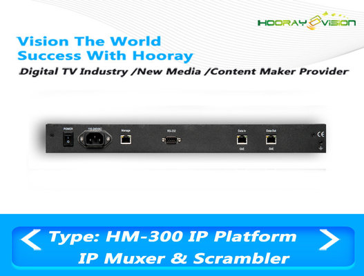 850 Mbps Digital TV Multiplexer IP Format Stream Platform Support 4 Cas Simul - Crypt