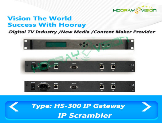 Digital TV Data Scrambler 2 TS Stream Processor Platform Manager With Full IP Interface