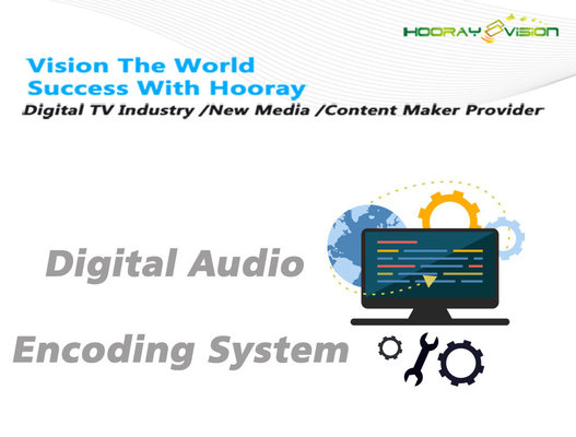 Real Time Digital Media Content Creation Audio Encoding Decoding System