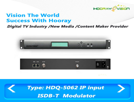 ISDB T Digital TV Modulator With Adaptive Linear / Nonlinear Digital Pre - Distortion