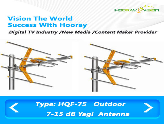 470 - 860 Mhz Digital TV Antenna Terrestrial DVB-T2 / T Yagi UHF Outdoor Antenna