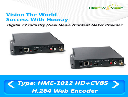 HDMI CVBS Input Digital TV Encoder Support HTTP , UTP , RTSP , RTMP Protocol