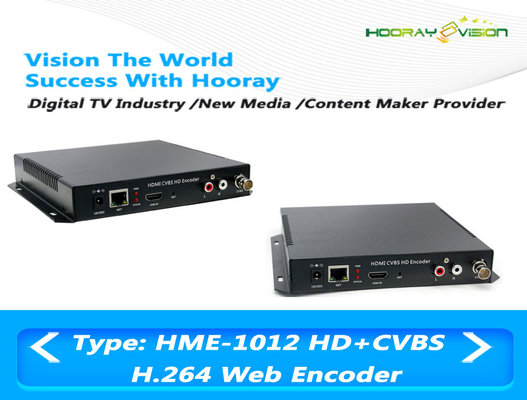 HDMI CVBS Input Digital TV Encoder Support HTTP , UTP , RTSP , RTMP Protocol