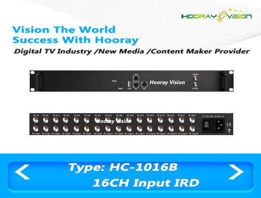 Multi Channels DVB-S2 Input Digital Satellite Receiver with 512 SPTS UDP Output
