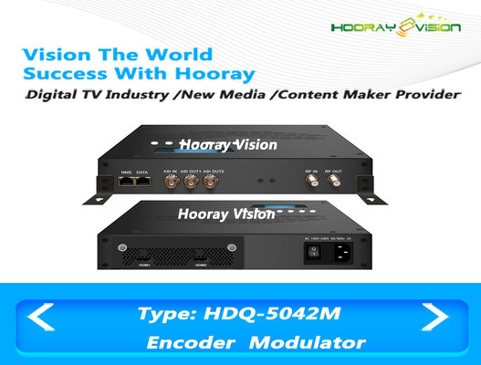 Portable Encoder CATV QAM RF Modulator Support SDI HDMI CVBS Input ISO Approval