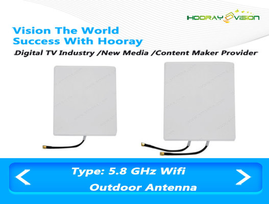 Outdoor High Gain 23dbi Patch 5.8 Ghz Yagi Directional Antenna For Signal Amplifier