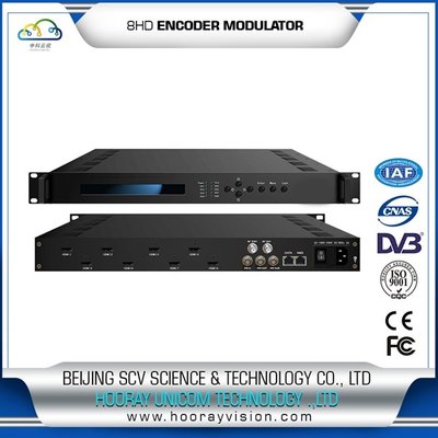 HEM-2128H 8HD input Encoder Modulator for DVB-T system or Cable TV system