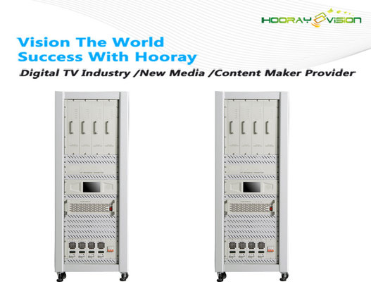 600W / 800W Indoor UHF Terrestrial Digital TV Transmitter Broadband