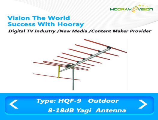 High Gain Directional Yagi Antenna FM / AM 45-230Mhz Terrestrial Raido 18dB Aluminum Material
