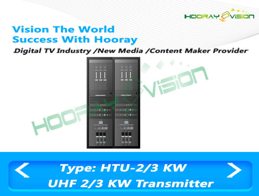 UHF Terrestrial DTV ISDB T Transmitter 2000W 3000W Air Cooling Three Phase AC 380V