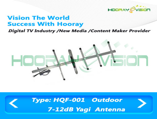 Aluminum Alloy Digital TV Antenna / Digital Analog Antenna Constructed With 2-16 Elements