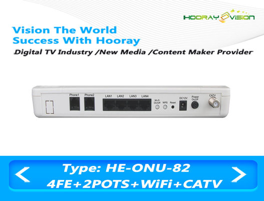 EPON ONU Fiber To The Home Equipment Gateway Terminal for Triple Play Solution