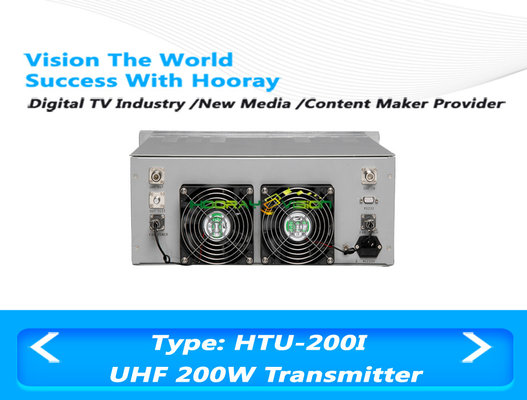 UHF DTV Wireless TV Remote Transmitter 200W 50Hz / 60Hz 0.5dB In Band Flatness