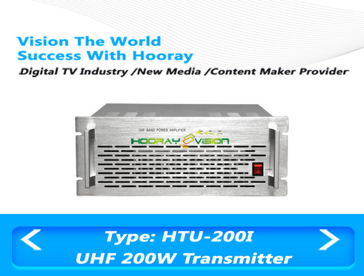 UHF DTV Wireless TV Remote Transmitter 200W 50Hz / 60Hz 0.5dB In Band Flatness