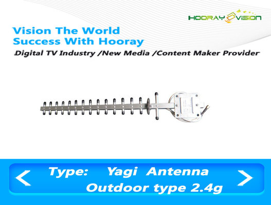 1M Cable Length Outdoor Digital TV Antenna Multi Element DC Ground Lightning Protection