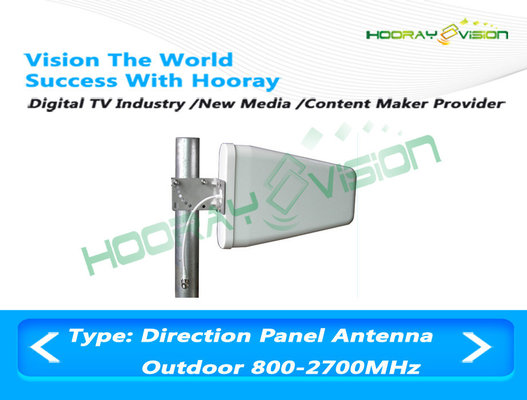 700-2700 MHz LTE Panel Dual Polarized Directional Antenna 8dBi 2x2 MIMO