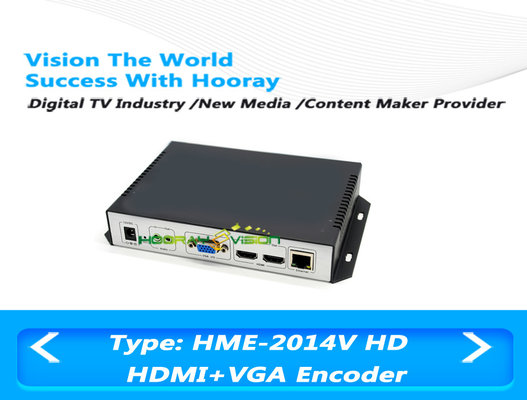 H264 OTT IPTV Streaming Encoder 0.8-12 mbps Bitrate Energy Saving 190X125X30 mm