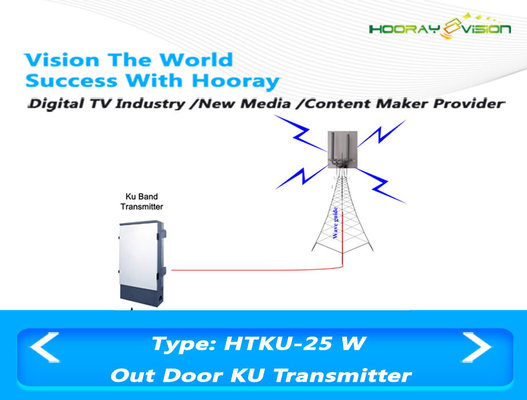 25W Ku Band Transmitter / Ku Band Power Amplifier With BJ120 Waveguide Connector
