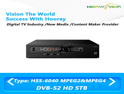 HDMI / USB / RCA Interface DVB S2 Set Top Box HD With CAS 4.2 Intergited