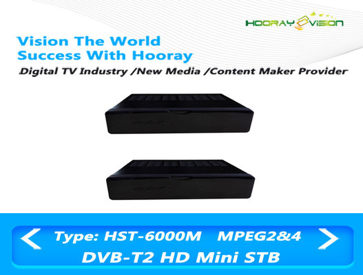 Full HD MPEG 4 CAS DVB T2 Set Top Box Digital Terrestrial Receiver With Smart Card