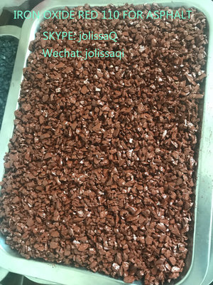 IRON OXIDE RED 110 for Asphalt （powder red color for asphalt  ）