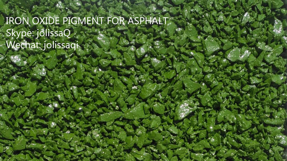 IRON OXIDE GREEN  for Asphalt （green  powder color for asphalt  ）