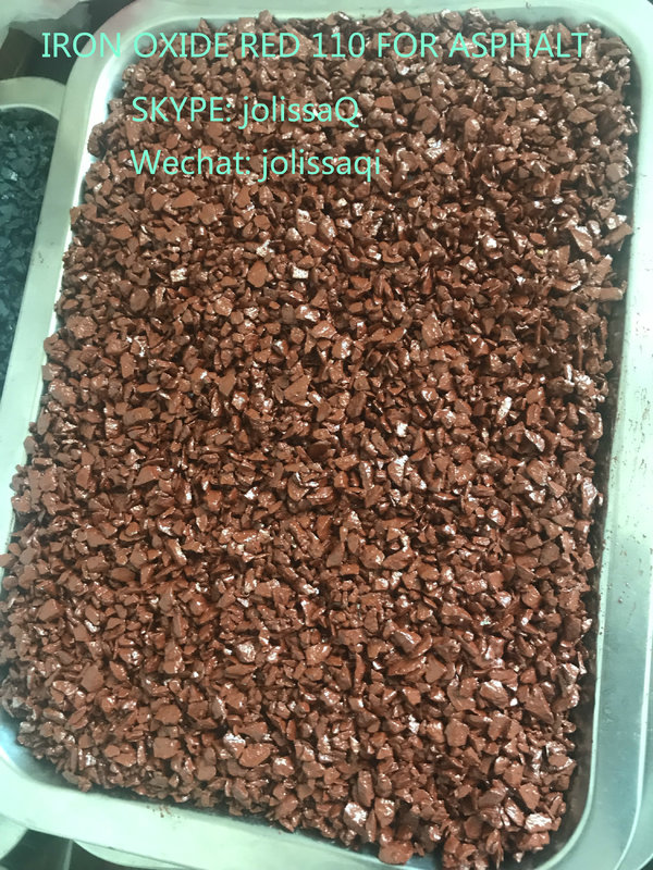 IRON OXIDE RED 110 for Asphalt （powder red color for asphalt  ）