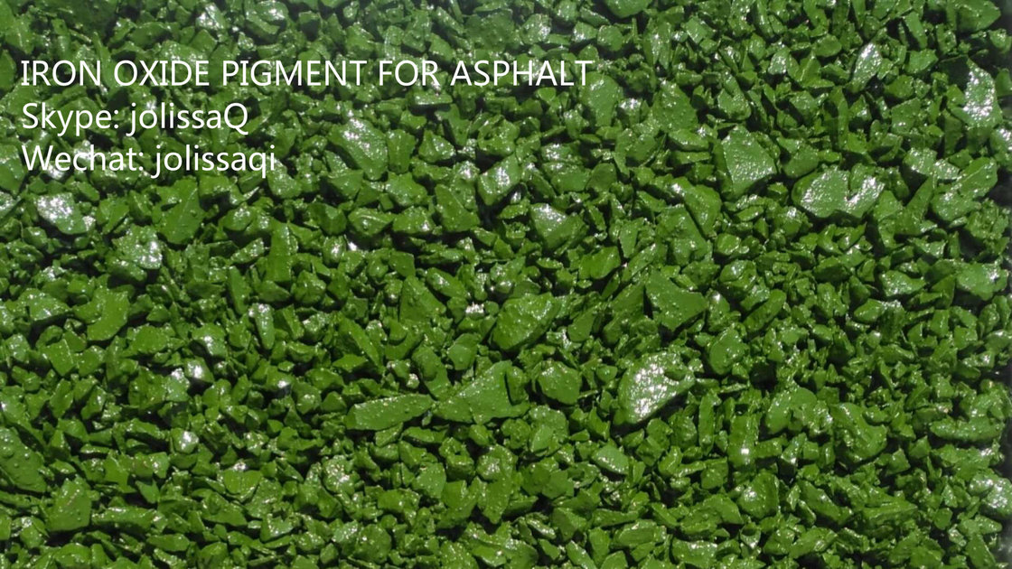 IRON OXIDE GREEN  for Asphalt （green  powder color for asphalt  ）