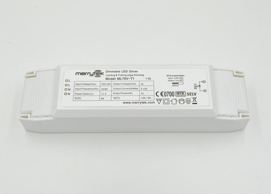 Constant Voltage PWM Power LED Driver 12Vdc 75W With Dimmable