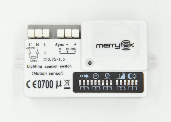 Dimmable Microwave Motion Sensor Plastic Housing Cluster Control