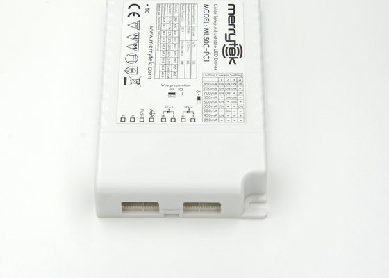 IP20 1-10v Dimmable LED Driver 50W with Auto Recover ,  No Need Sync Cable