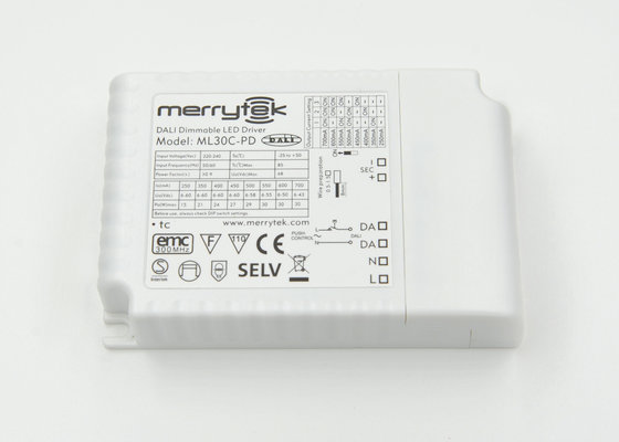 IP20 Indoor Dali LED Dimming Driver 30 Watt 16 - 58 Vdc Class II