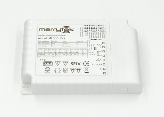 50W Mains Dimmable LED Driver 350mA - 1050mA 1-10V Energy Save
