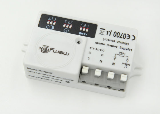 Wall Mount Microwave Motion Sensor 150° Detection Angle Energy Saving