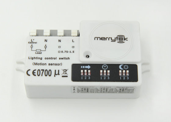 Wall Mount Microwave Motion Sensor 150° Detection Angle Energy Saving