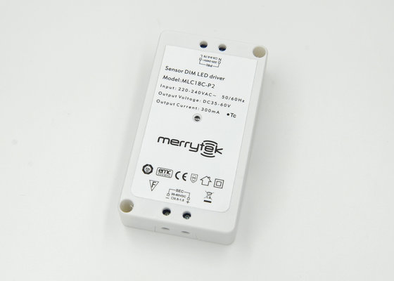 IP20 Isolated Installation Integrated Sensor LED Driver 18W , 3 Step Dimming Function