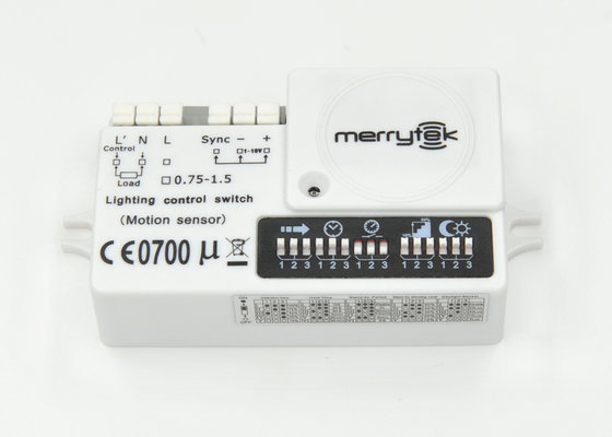 Dual Tech Microwave Motion Sensor 120 - 277V AC Cluster Control 800W
