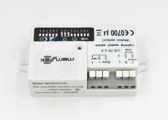 IP20 0-10V Dimmable Motion Sensor Motion Light Sensor For Pathway Light