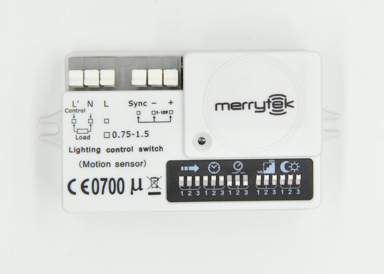 IP20 0-10V Dimmable Motion Sensor Motion Light Sensor For Pathway Light