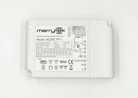 30W PMW Dimmable High Efficiency LED Driver Semko Approval