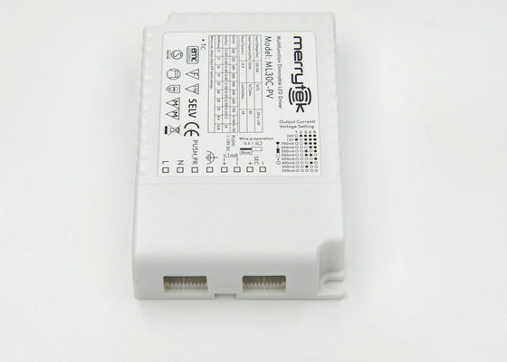 Multifunction Push 1-10V  Dimmable LED Driver 30W 60Hz For Panel Ligt