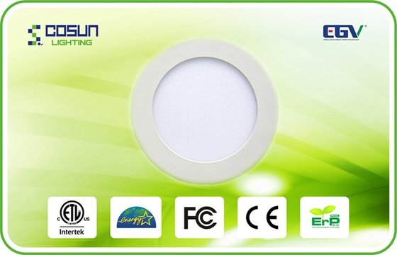 High Efficiency Recessed 3 inch Dimmable LED Downlights for Airport , 3500k - 6500k