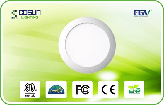4 inch Round LED Flat Panel Lights For Hotel , 125° LED Flat Panel Lighting With OEM ODM