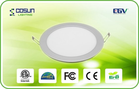 Round 6 inch Home Energy Saving LED Downlights , High Brightness Commercial LED Light Fixtures