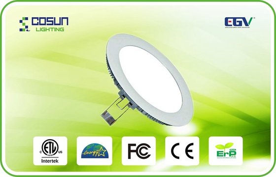 60HZ 765LM Energy Saving LED Downlights For Shopping Mall , 125° Round 6 Inch Downlight