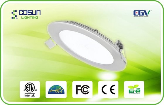 8W 6500k Round Energy Saving LED Downlights / Energy Saving LED Lights For Restaurant